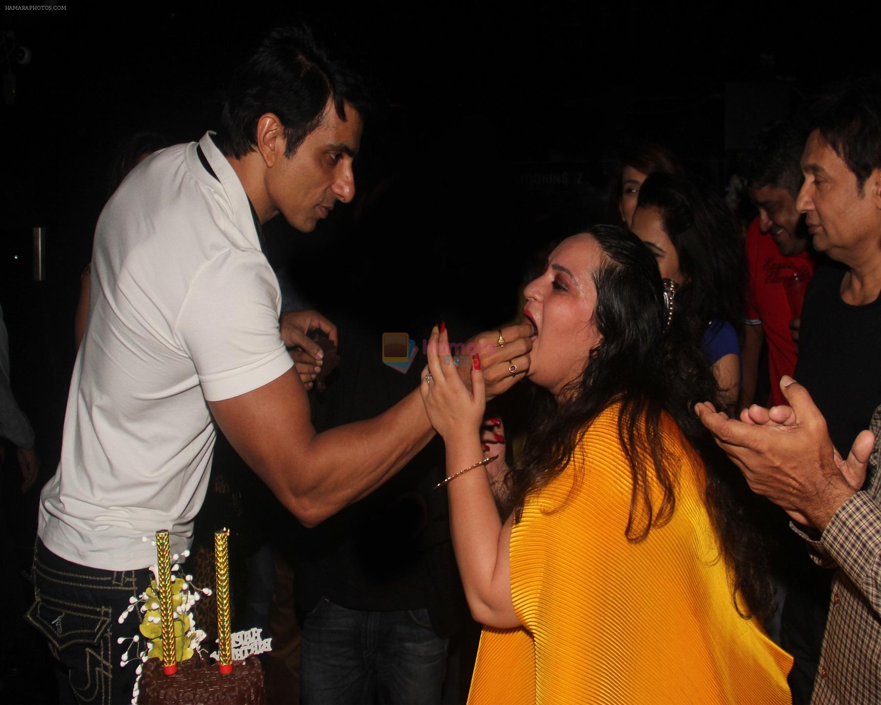 pankita sardani & Shekhar Suman & Sonu sood at Pankita Sardani and Arun Sheshkumar's bash on ...